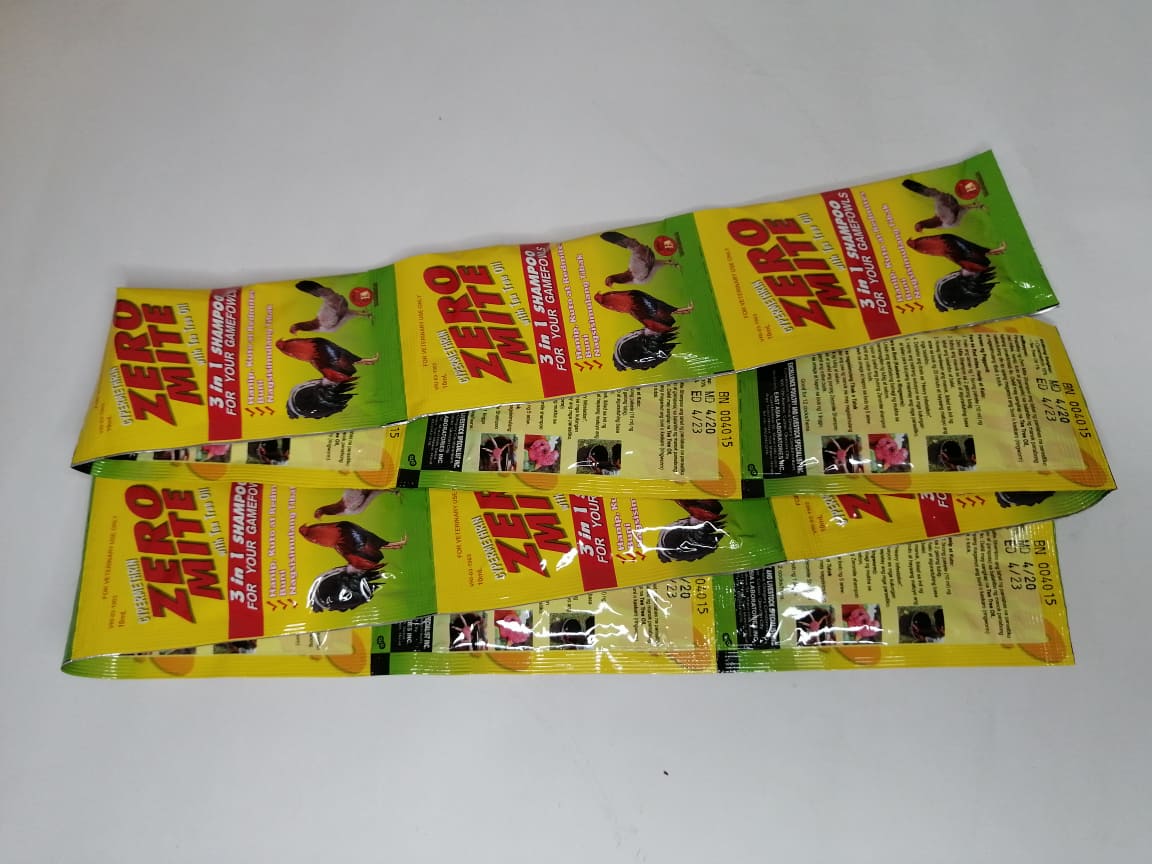 [SOUTH VET] 12 sachets Zero Mite Shampoo for gamefowl 10ml - Shampoo ...