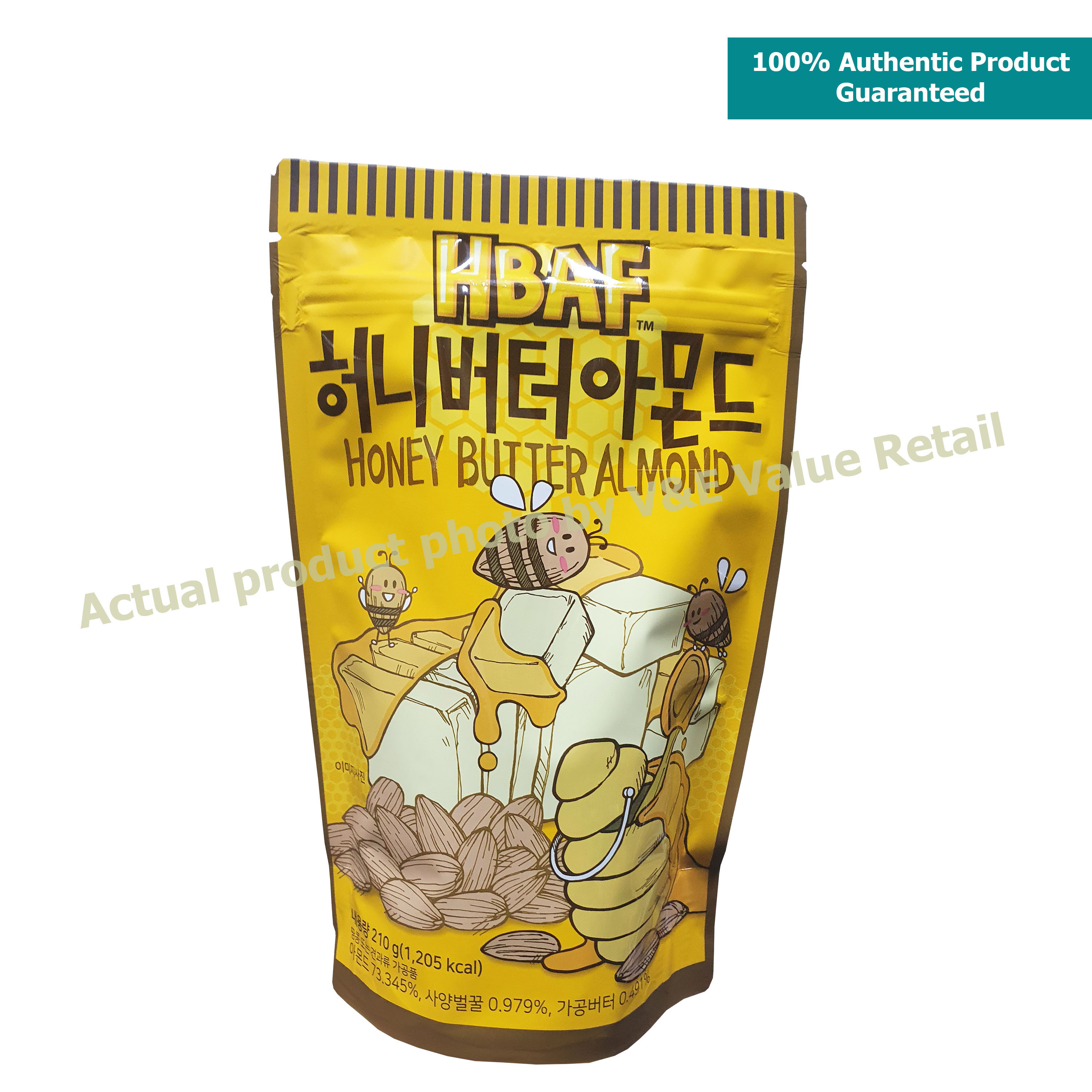 [Official Gilim HBAF Brand] Korean Seasoned Almonds, 210g | Lazada PH