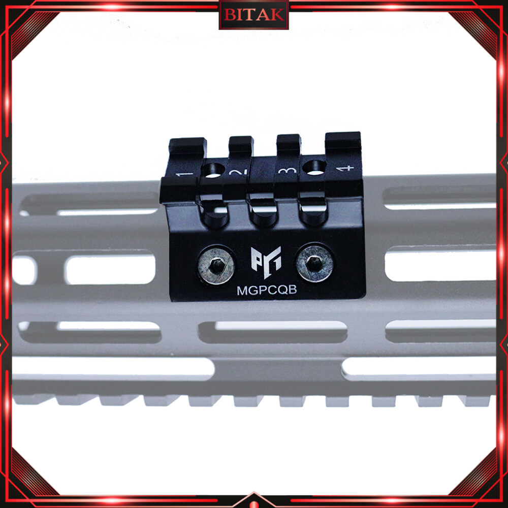 Picatinny Rail Mount M-Lok/Keymod SLR Handguard Rail Section 8-Slot Set ...