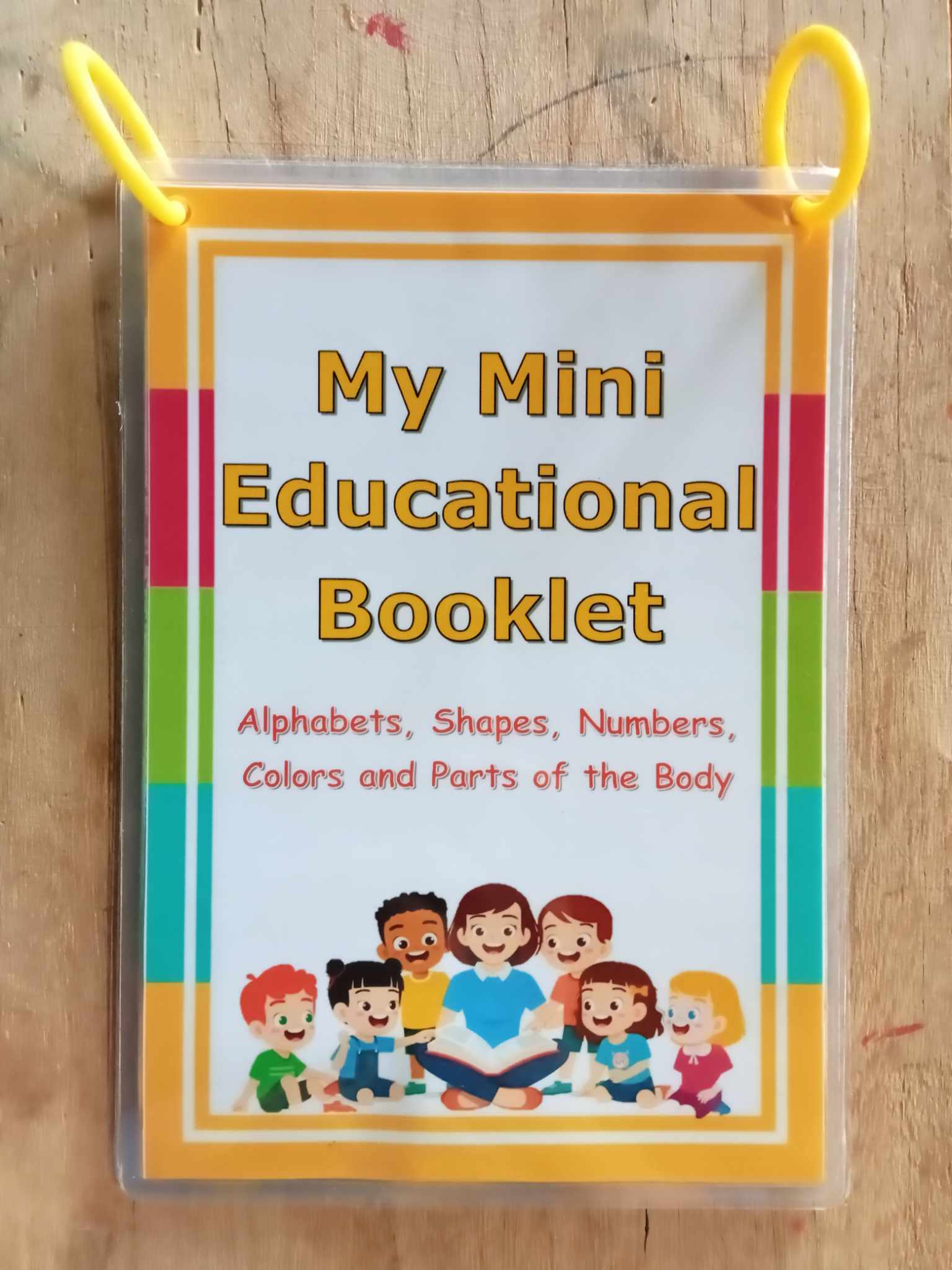 5 Mini Booklet Laminated Charts Alphabets, Numbers, Shapes, Colors and ...