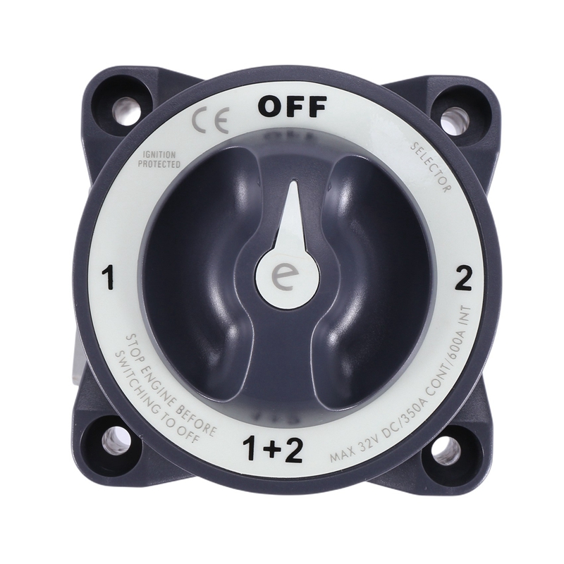 Disconnect Rotary Switch 4 Position 32V 350 Amp E-Series Waterproof ...