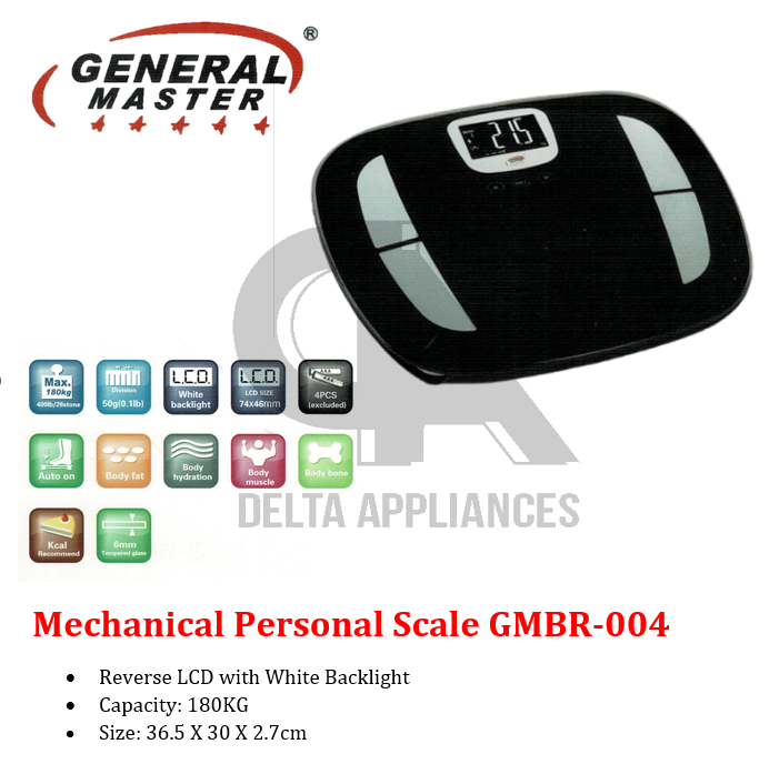 General Master GMBR-004 Electronic Personal Scale General Master ...
