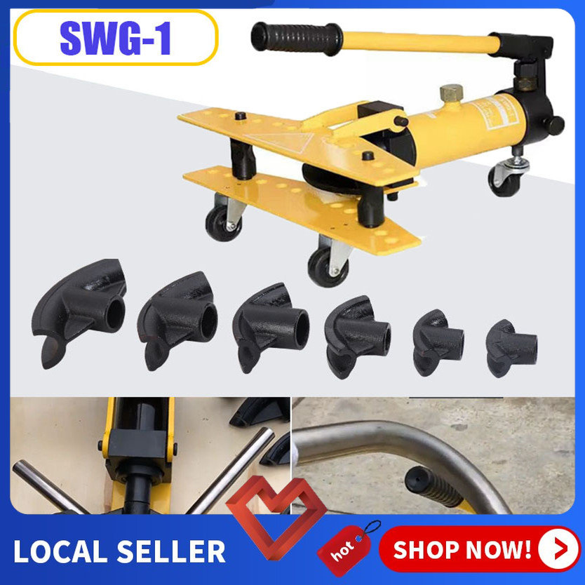 【High Quality】SWG-1 Manual Hydraulic Pipe Bender Pvc Tube Bender Galvanized Iron Steel Bending ...