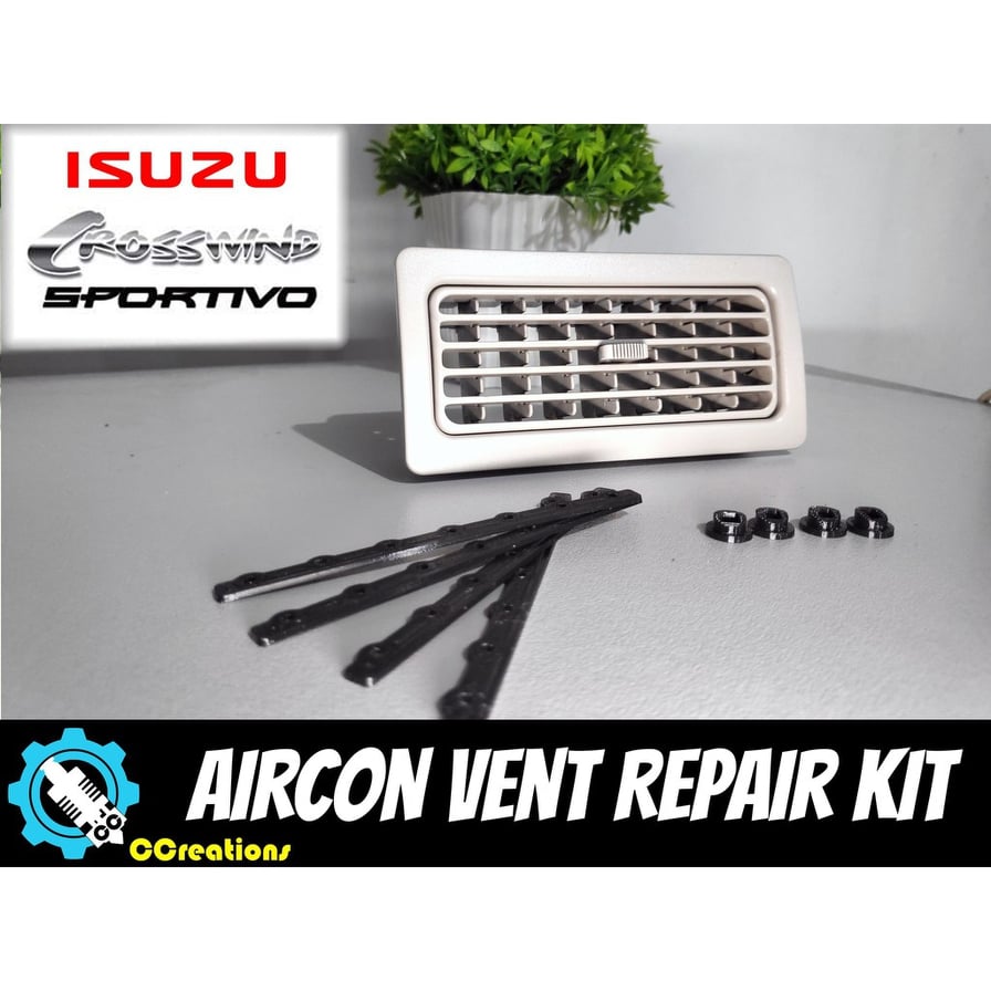 ISUZU CROSSWIND / SPORTIVO CEILING REAR AIRCON VENT REPAIR KIT ONLY ...