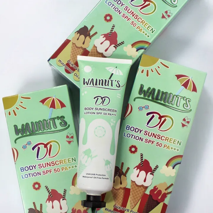 Walnut's DD Body Sunscreen Lotion SPF 50 PA+++ | Lazada PH