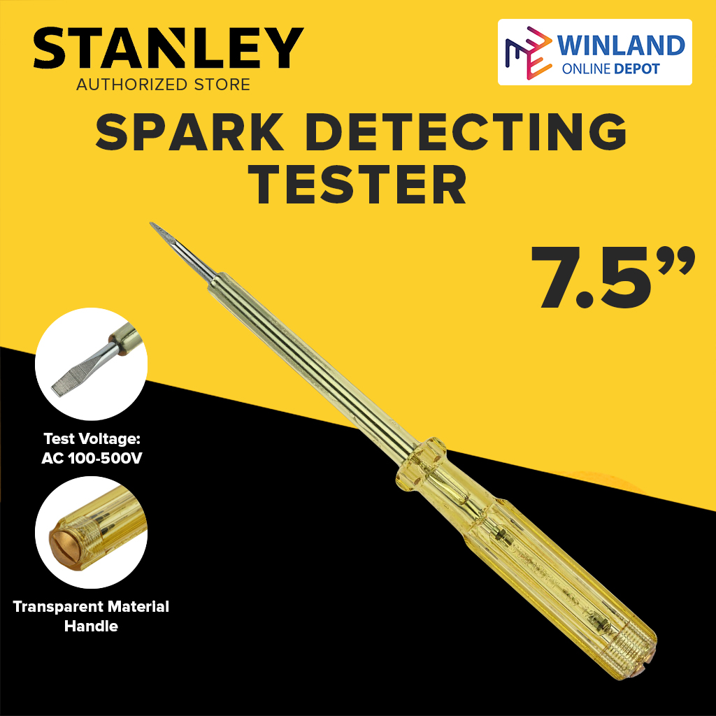 STANLEY by Winland Spark Detecting Screwdriver Test Pencil AC Voltage ...