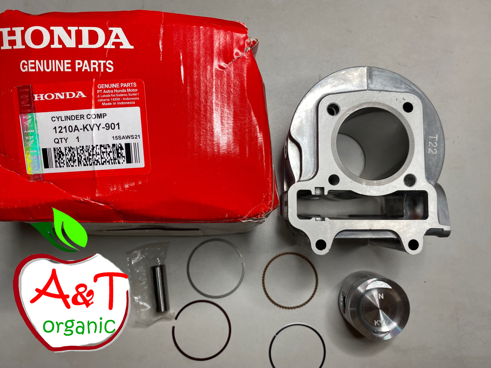 KVY Cylinder Block Set with piston kit set for HONDA BEAT AND SCOOPY ...