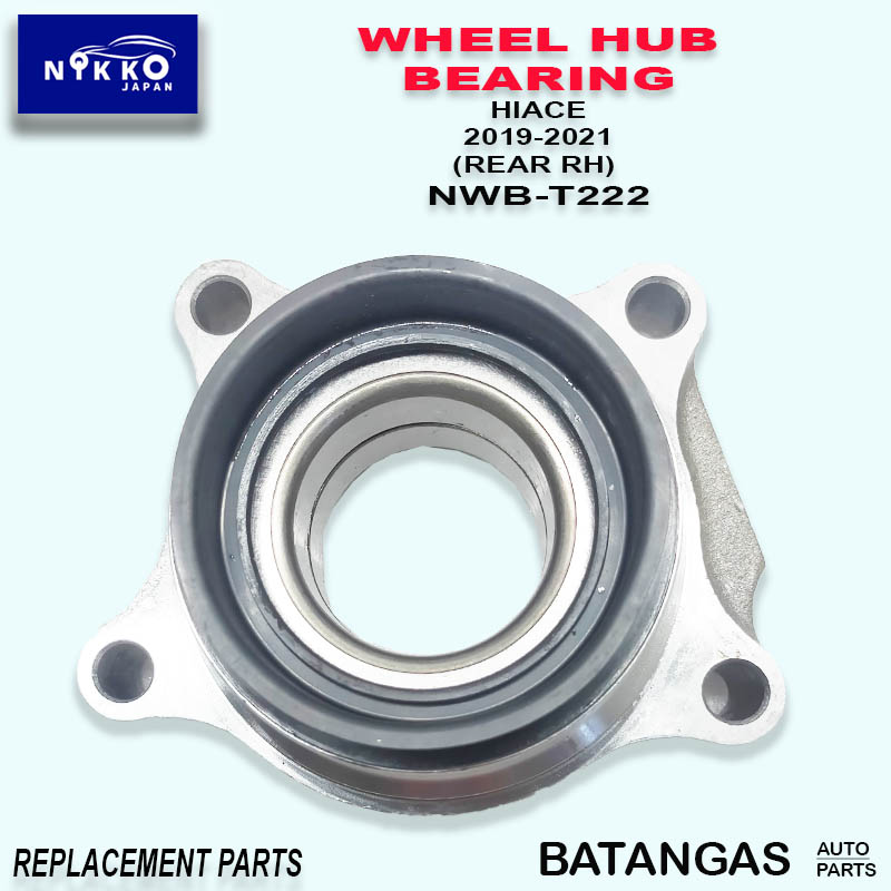 REAR RH AXLE HUB BEARING FOR HIACE 2019-2021 NIKKO JAPAN NWB-T222/42450-26020 (1PC) | Lazada PH