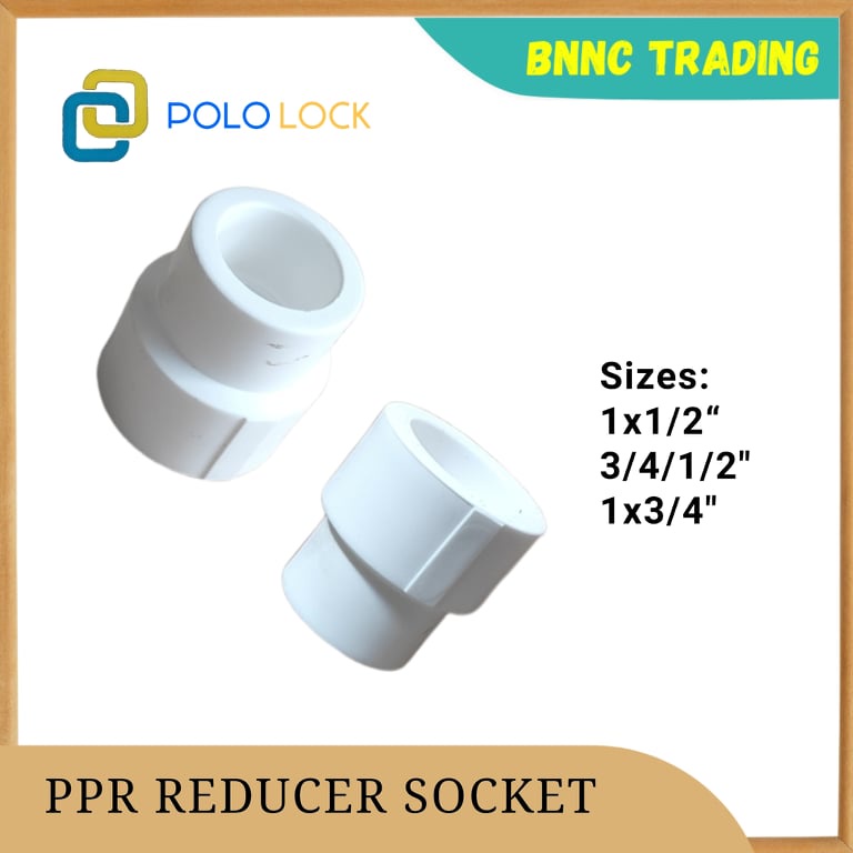 POLOLOCK PPR REDUCER SOCKET COUPLING REDUCER 3/4x1/2, 1x1/2, 1x3/4 ...