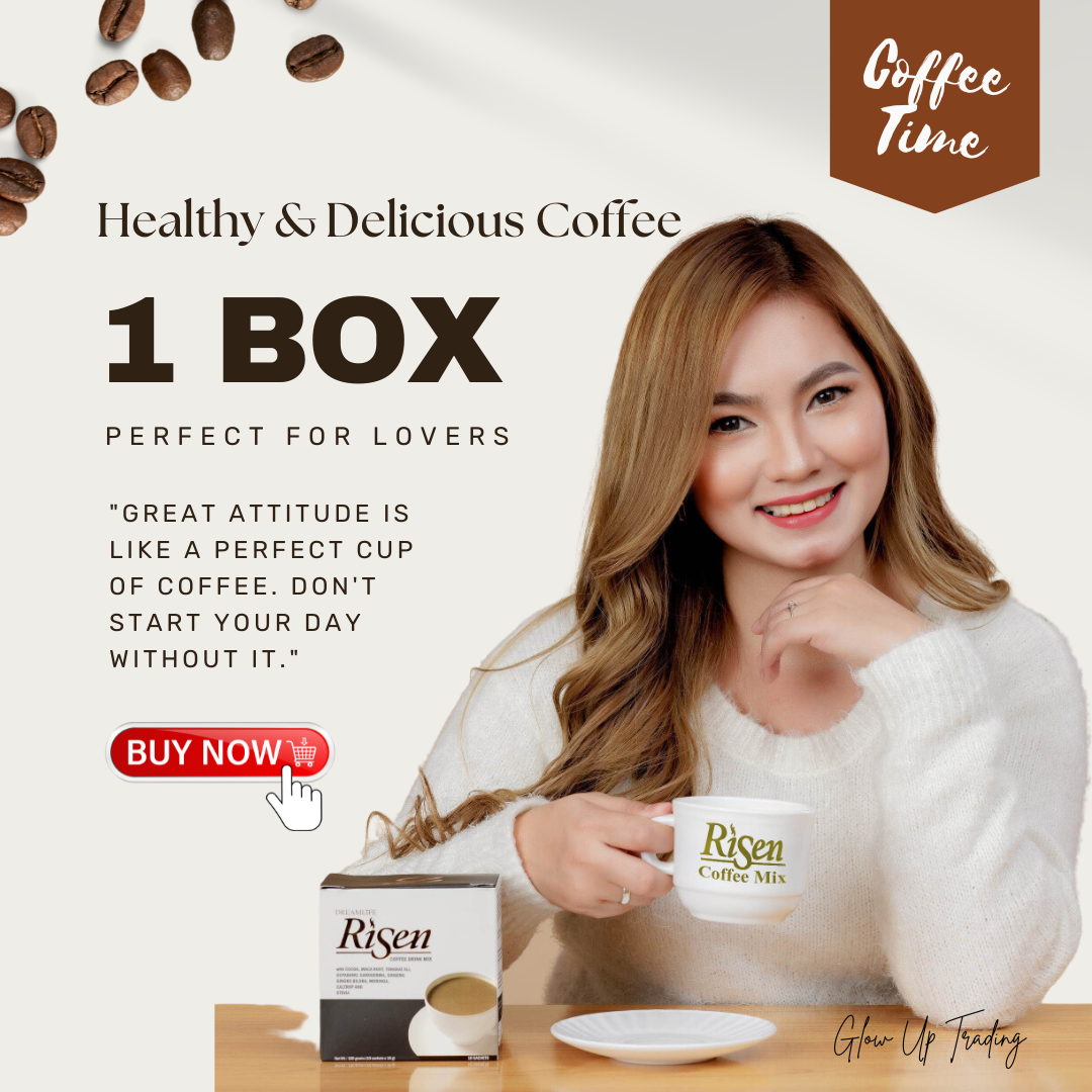 1 BOX RISEN COFFEE / 10 SACHETS PER BOX | Lazada PH
