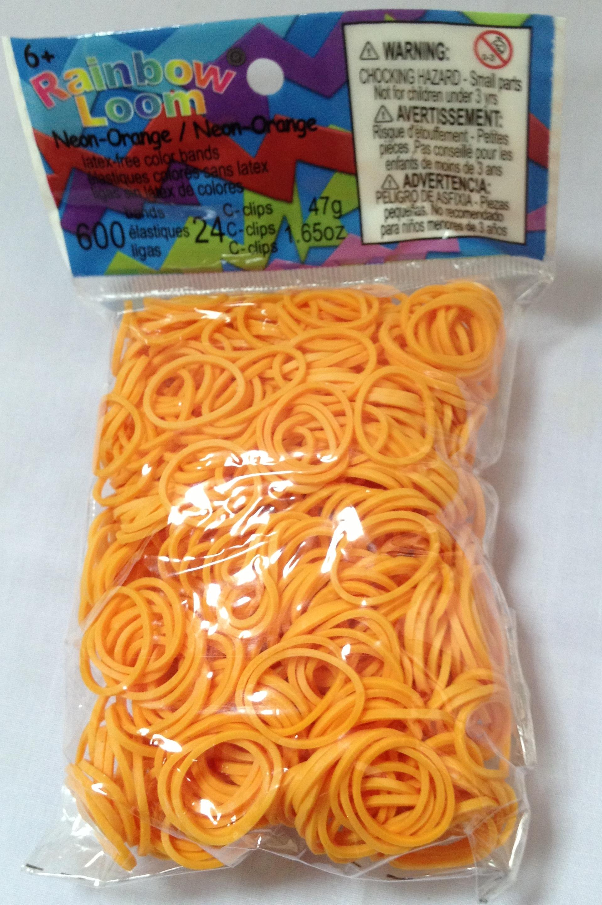 Rainbow Loom Refill (Neon Orange Opaque) | Lazada PH