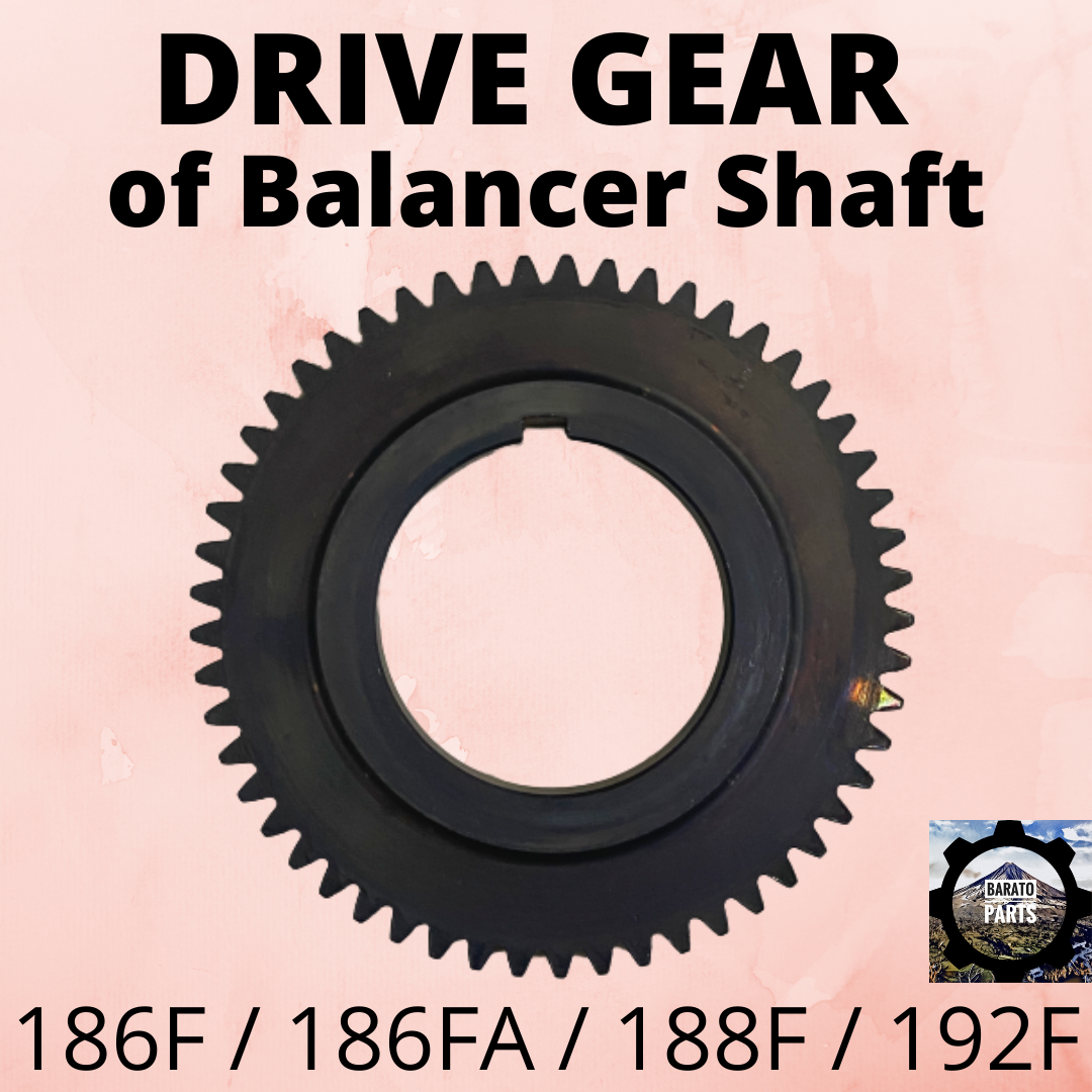 Drive Gear of Balancer Shaft 186F / 186FA / 188F / 192F (53T, 40mm ...
