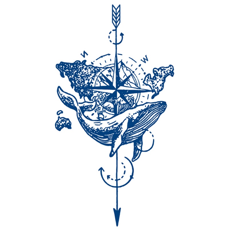 WAM TATTOO tatoo sticker waterproof lasts to 15 Days Temporary Tattoo ...