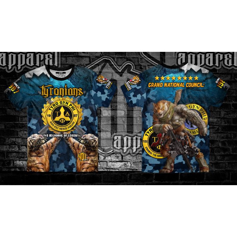 Tyronians Full sublimation shirt, . shipping | Lazada.co.th