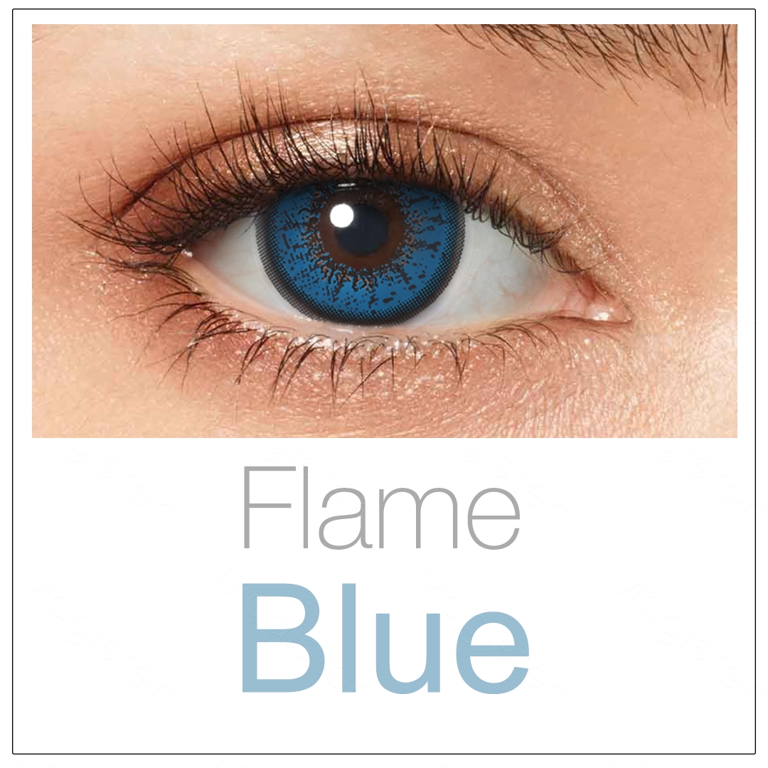 COD!!!Magister Soft Colored Contact Lenses Flame Yearly Use Contact ...