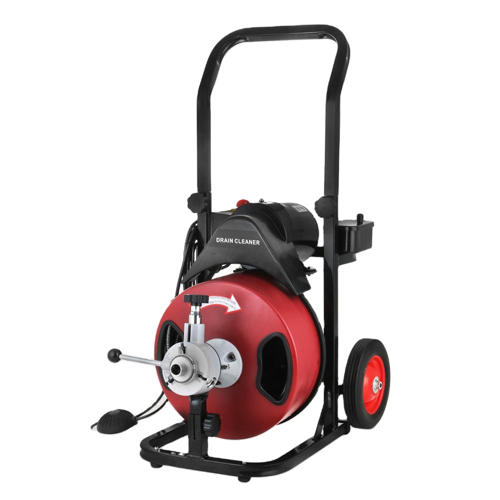 Drain Cleaner 2-4'' Dia Electric Drain Auger Drain Cleaner Machine 50FT ...
