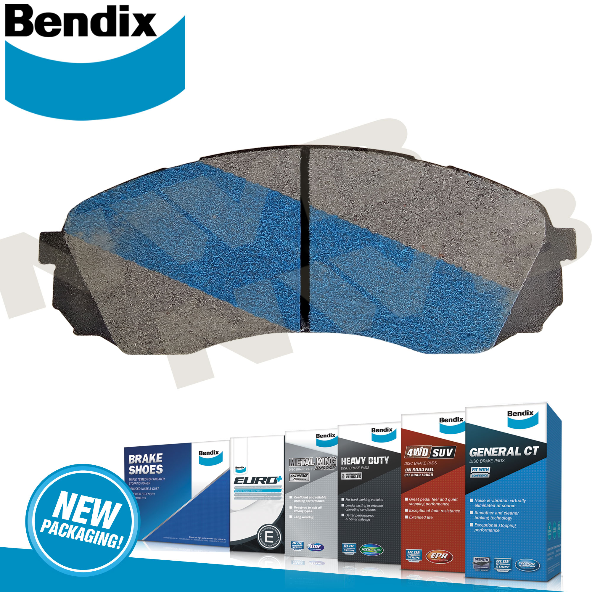 Bendix Brake Pads Front Set GCT for Hyundai Grand Starex and Veracruz ...
