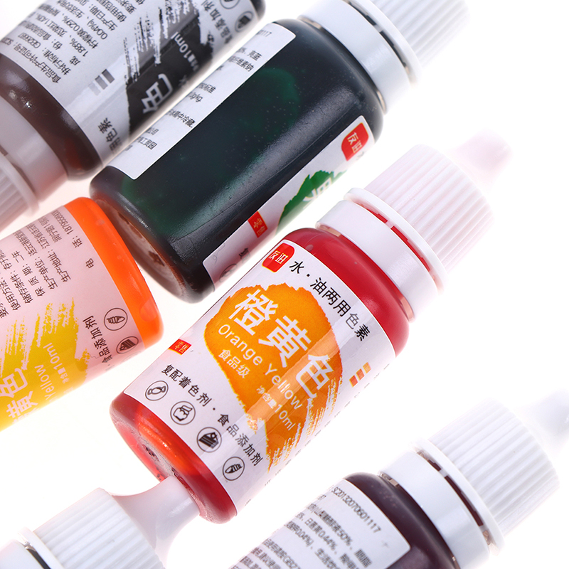 10ML Cream Food Coloring Ingredients Cake Fondant Baking Cake Edible ...