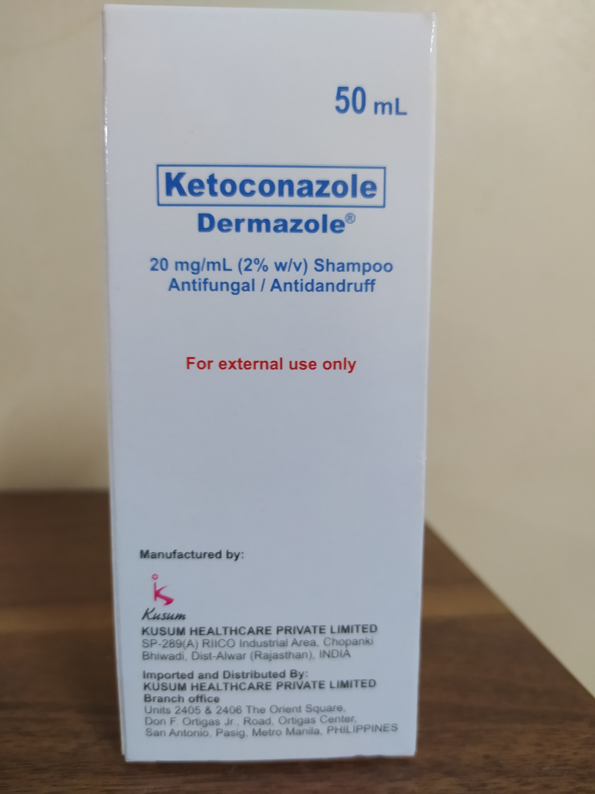 Ketoconazole Dermazole Antidandruff Shampoo 50mL bottle | Lazada PH