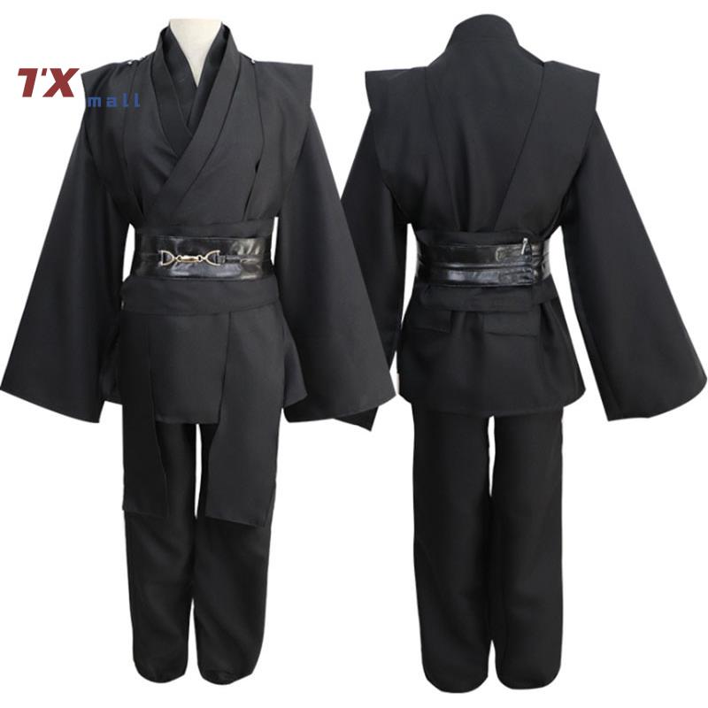 【TX】 Halloween Cosplay Male Star Wars Anakin Skywalker Jedi Knight Robe ...