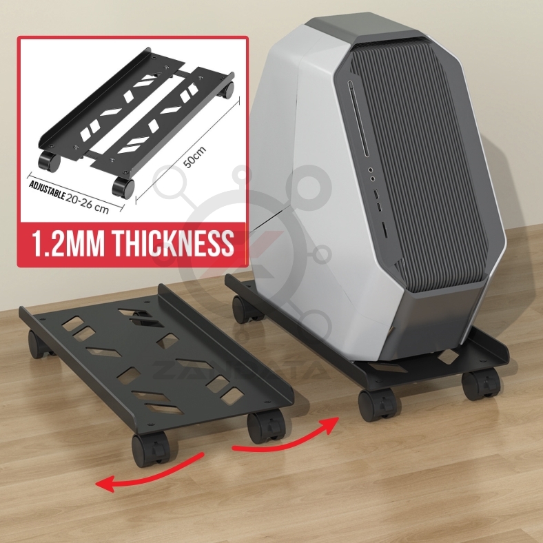 Heavy Duty Premium PC Tower Stand Holder Full Metal Heavy Duty CPU ...