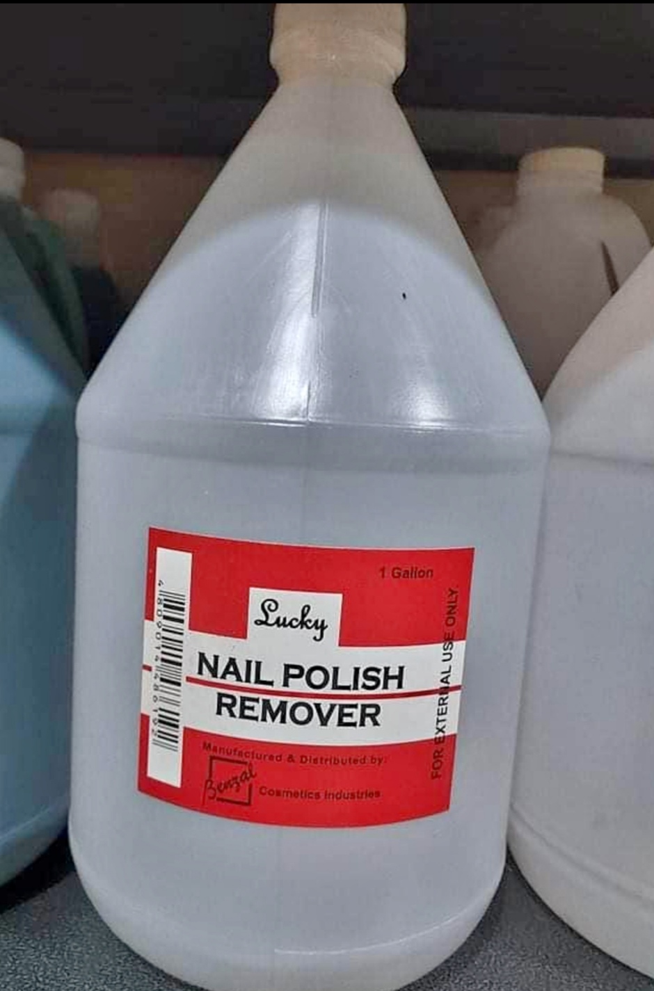 KOLIES CUTICLE REMOVER 1 GALLON ACETONE 1 GAL callus remover merthiolet ...