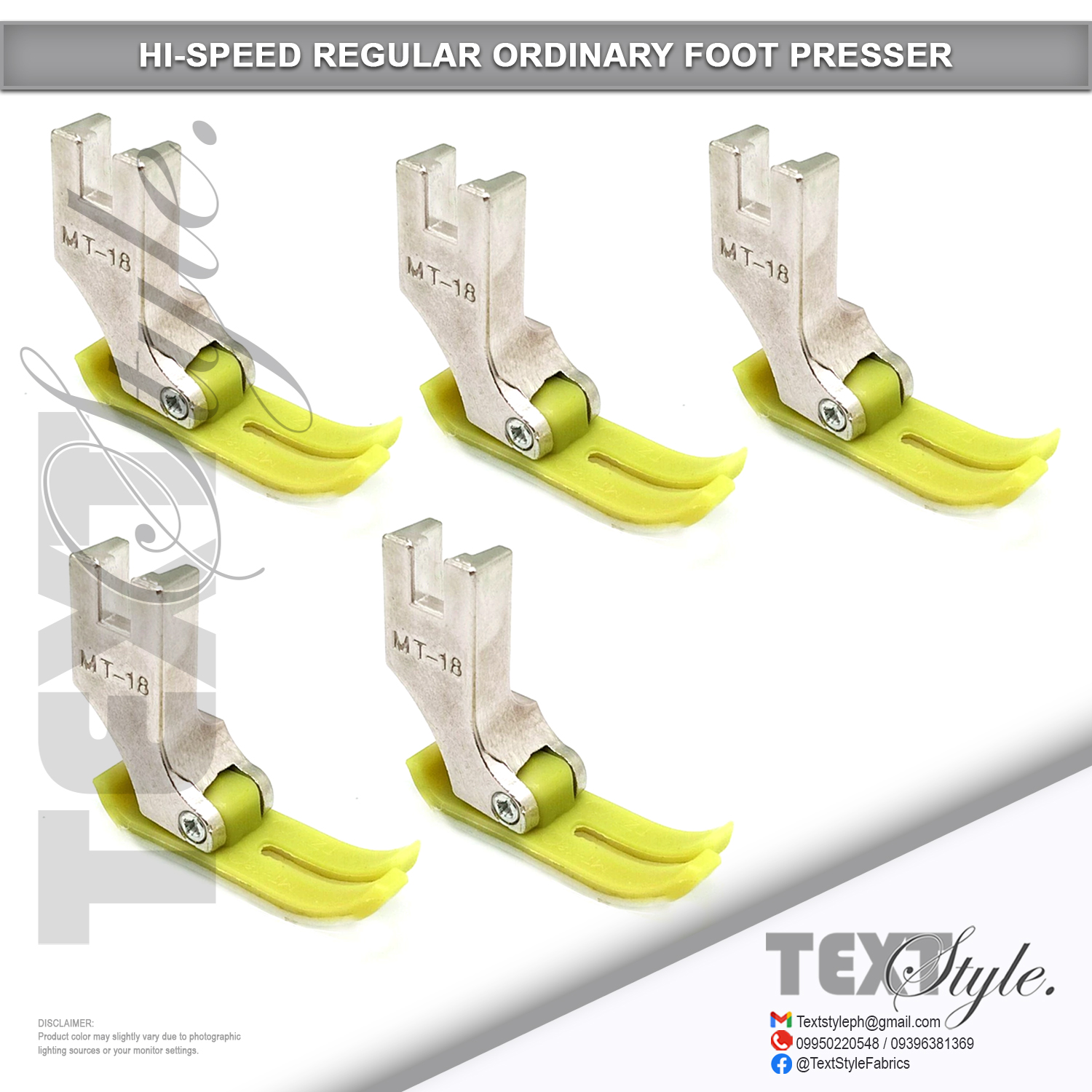 Textstyle MT-18 Standard Ordinary Foot for all High Speed Industrial ...