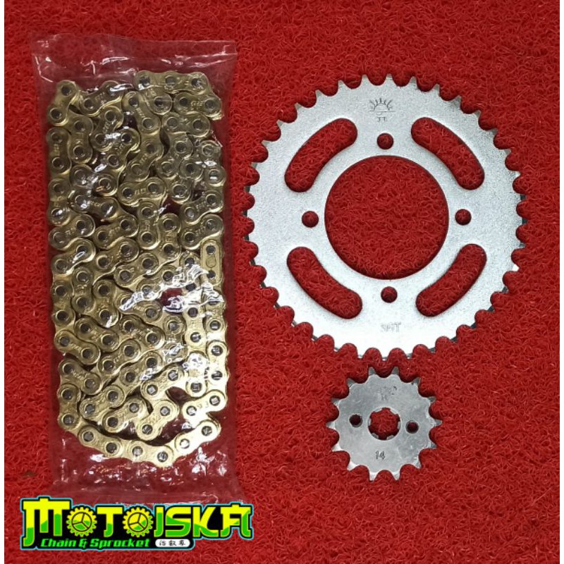 Yamaha SNIPER MX 135, YTX, YBR, STX, RS100, RXT135 chain & sprocket set ...