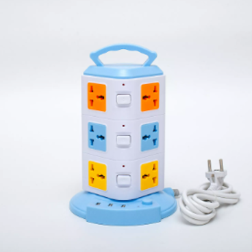 Golden Wing Vertical Tower Extension Power Socket with Overload ...