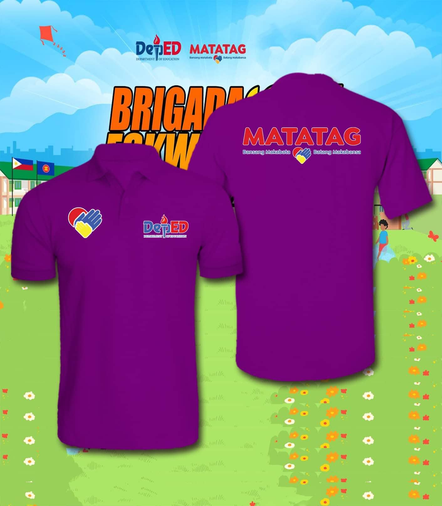 DepEd MATATAG New DESIGN POLO SHIRT I UNISEX | Lazada PH