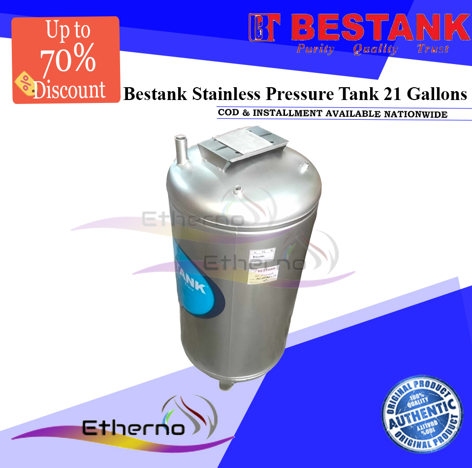 Bestank Original Stainless Pressure Tank 21 Gallons Gals | Lazada PH