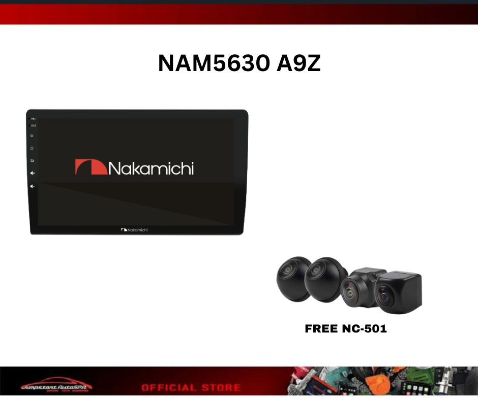 NAKAMICHI NAM5630 A9Z CAR HEADUNIT WITH FREE NC-501 360 | Lazada PH