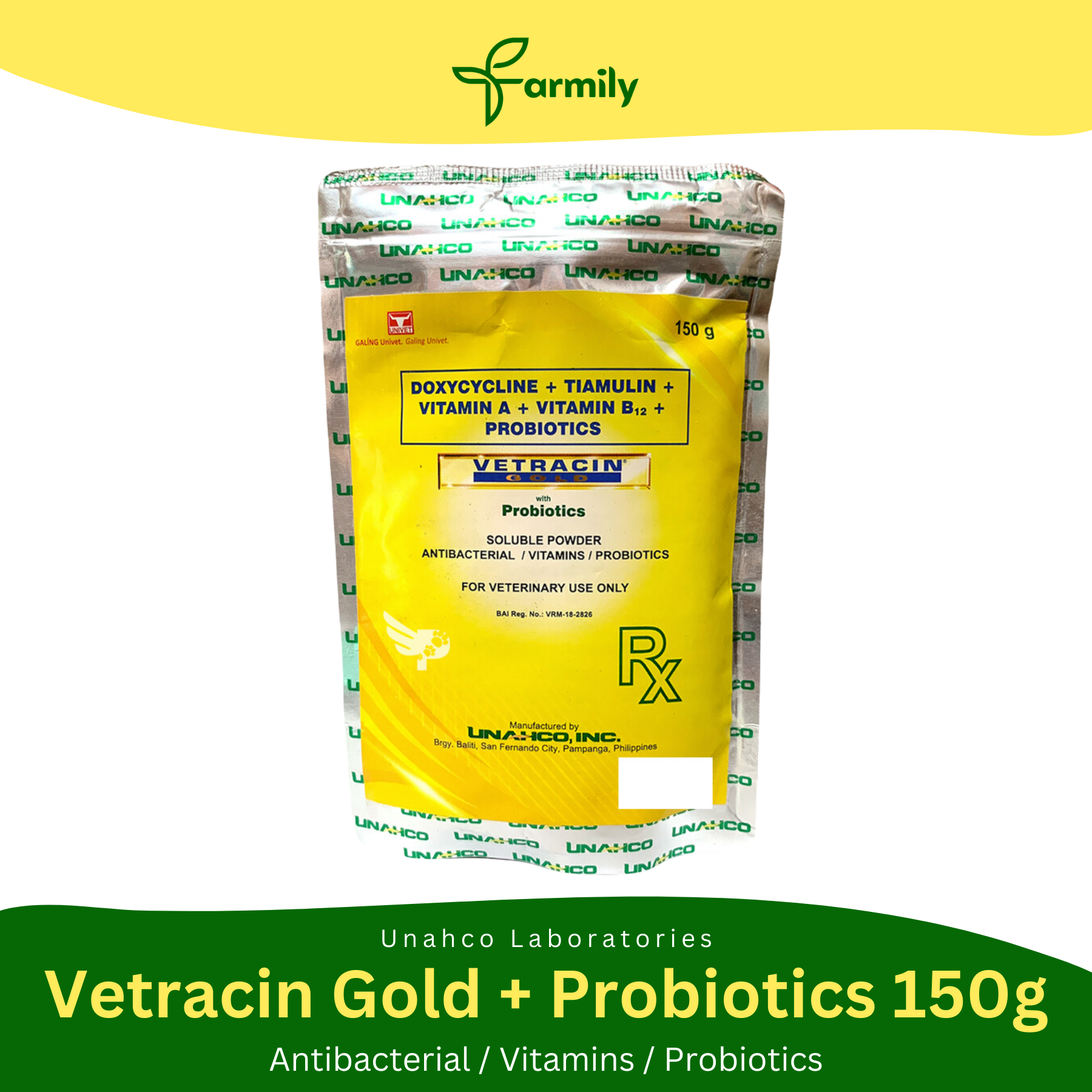 Vetracin Gold with Probiotics 1kg/150g | Lazada PH