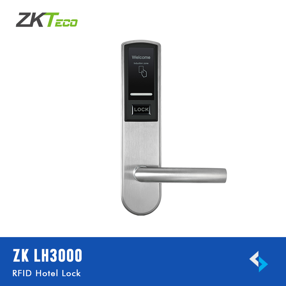 Zkteco LH3000 (R) RFID Hotel Lock With advanced 13.56mhz Mifare-1 card ...