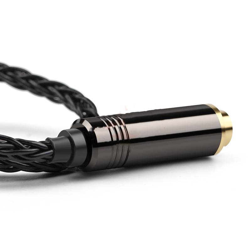 Female Jack Audio Plug Balanced Stereo Earphone 4.4mm 5 Pole Metal ...