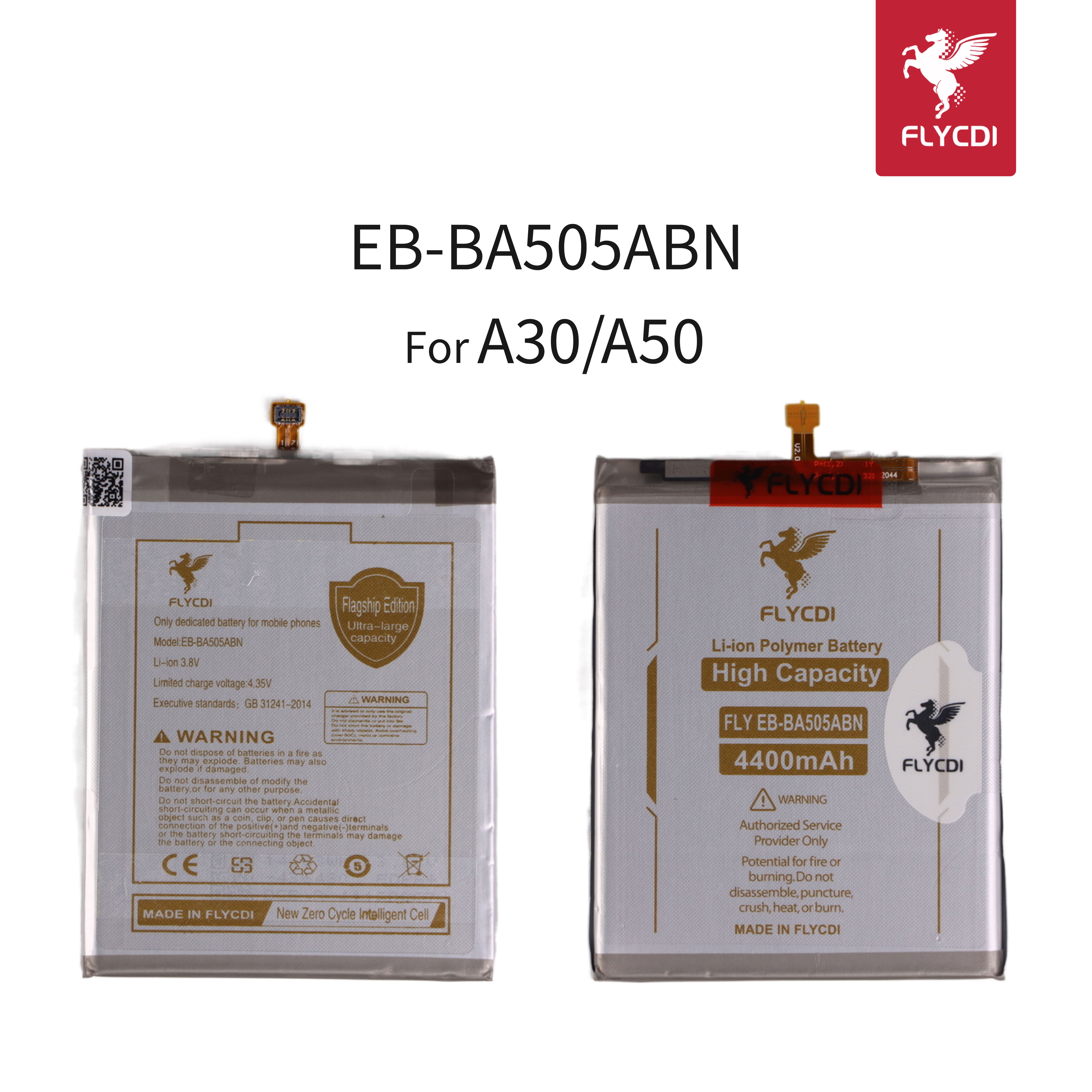 Original FLYCDI EB-BA505ABN Samsung A30 Samsung A50 Battery 100% tested ...