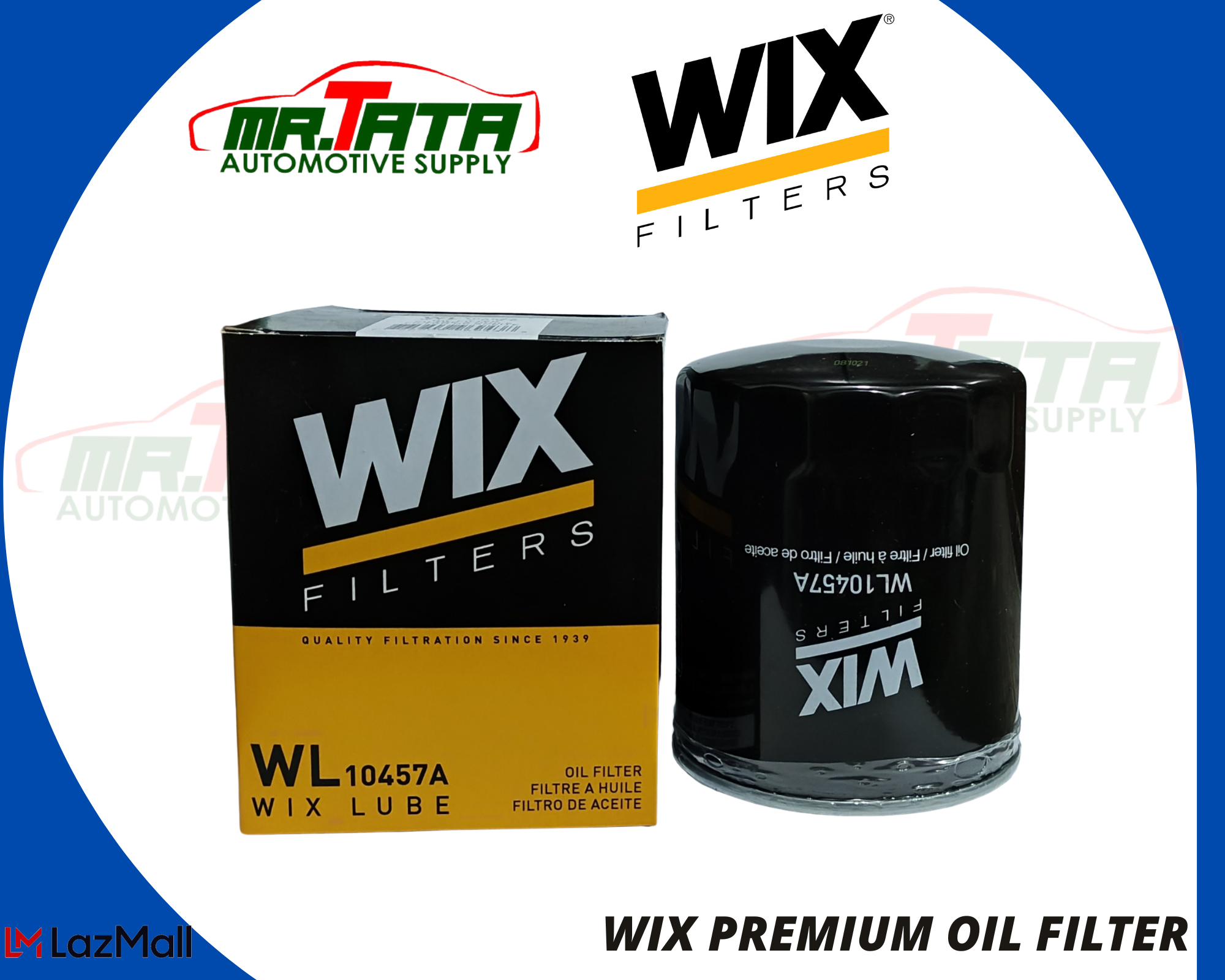 Wix WL10457A Oil Filter for LandCruiser Prado 3.0 1KZ-TE and 1KD-FTV ...