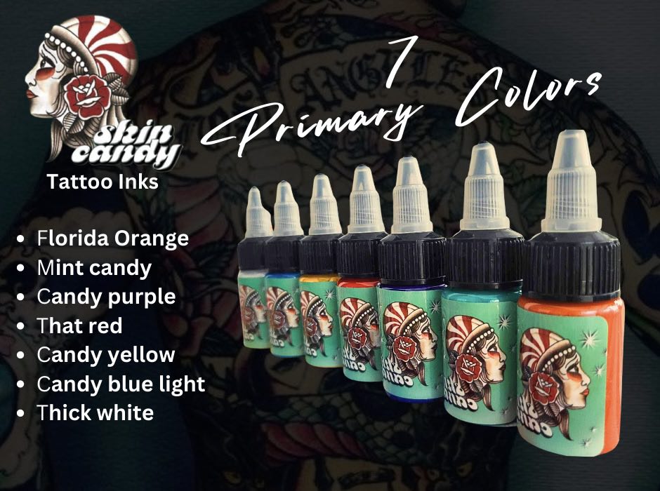 Skin Candy Tattoo 7 Primary Colors | Lazada PH
