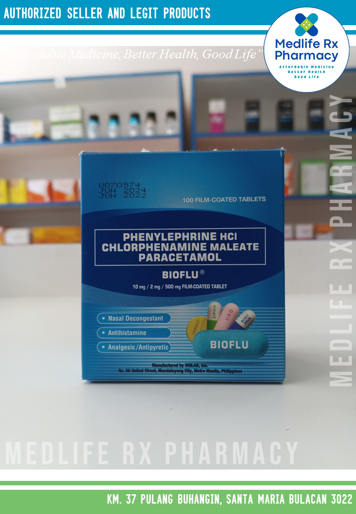 BIOFLU (For relief of flu, fever, headache) 5 Capsules | Lazada PH