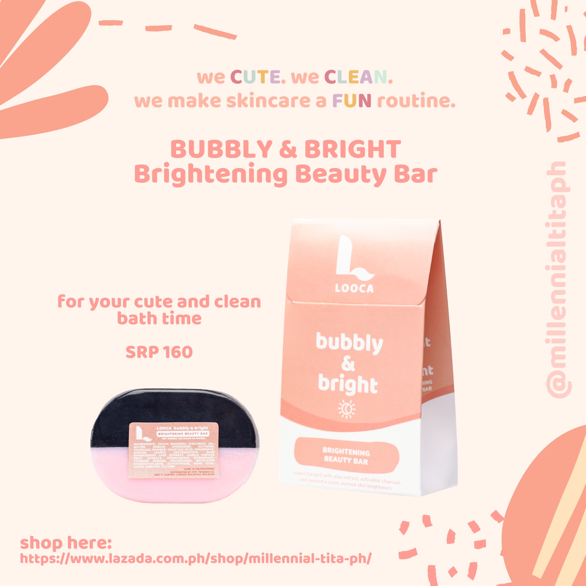 Looca Bubbly and Bright Beauty Bar | Lazada PH