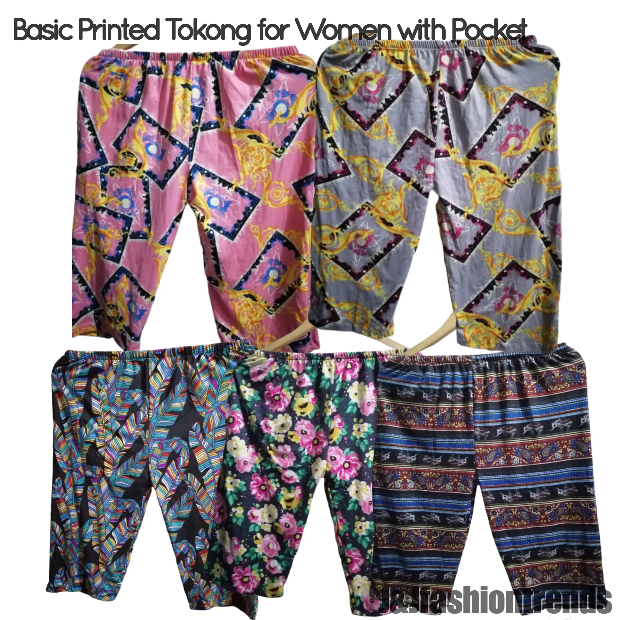 Printed Tokong Assorted Prints with Pocket for Women Large to XL ...