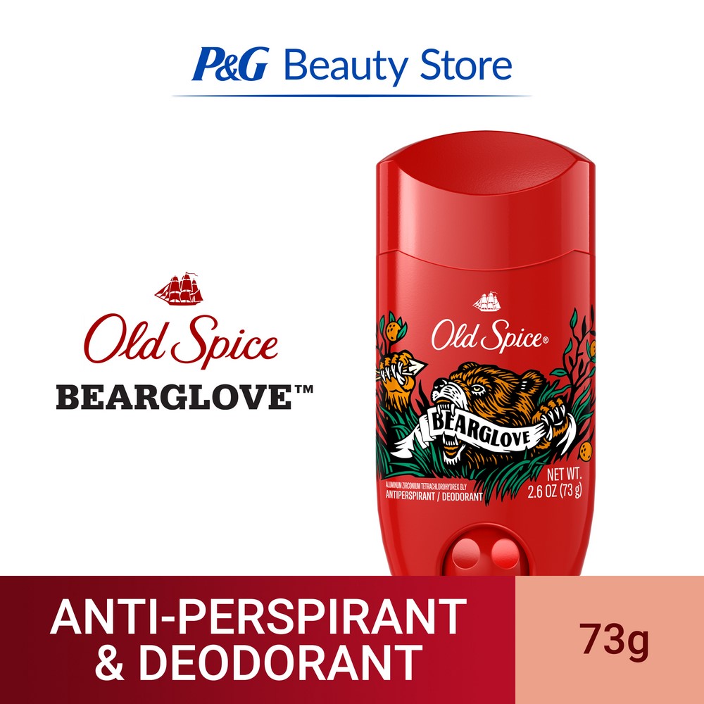 Old Spice Anti Perspirant Deodorant Roll On Invisible Stick Bearglove ...
