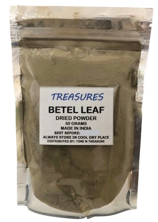 Treasures Betel Leaf - Dried Powder - Buyo - Edible/For Skin - 100% ...