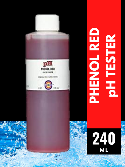 Pool Test Kit - Phenol Red 240 ml solution for pH testing of swimming ...