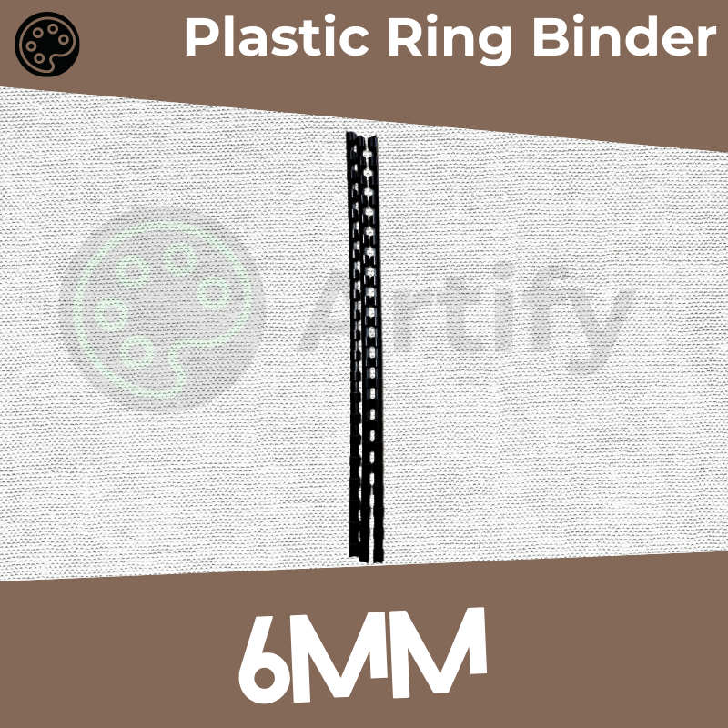 Plastic Ring Binder A4 size 6mm-51mm sold per 10pcs BLACK Plastic Comb Binder Rings High Gloss ...