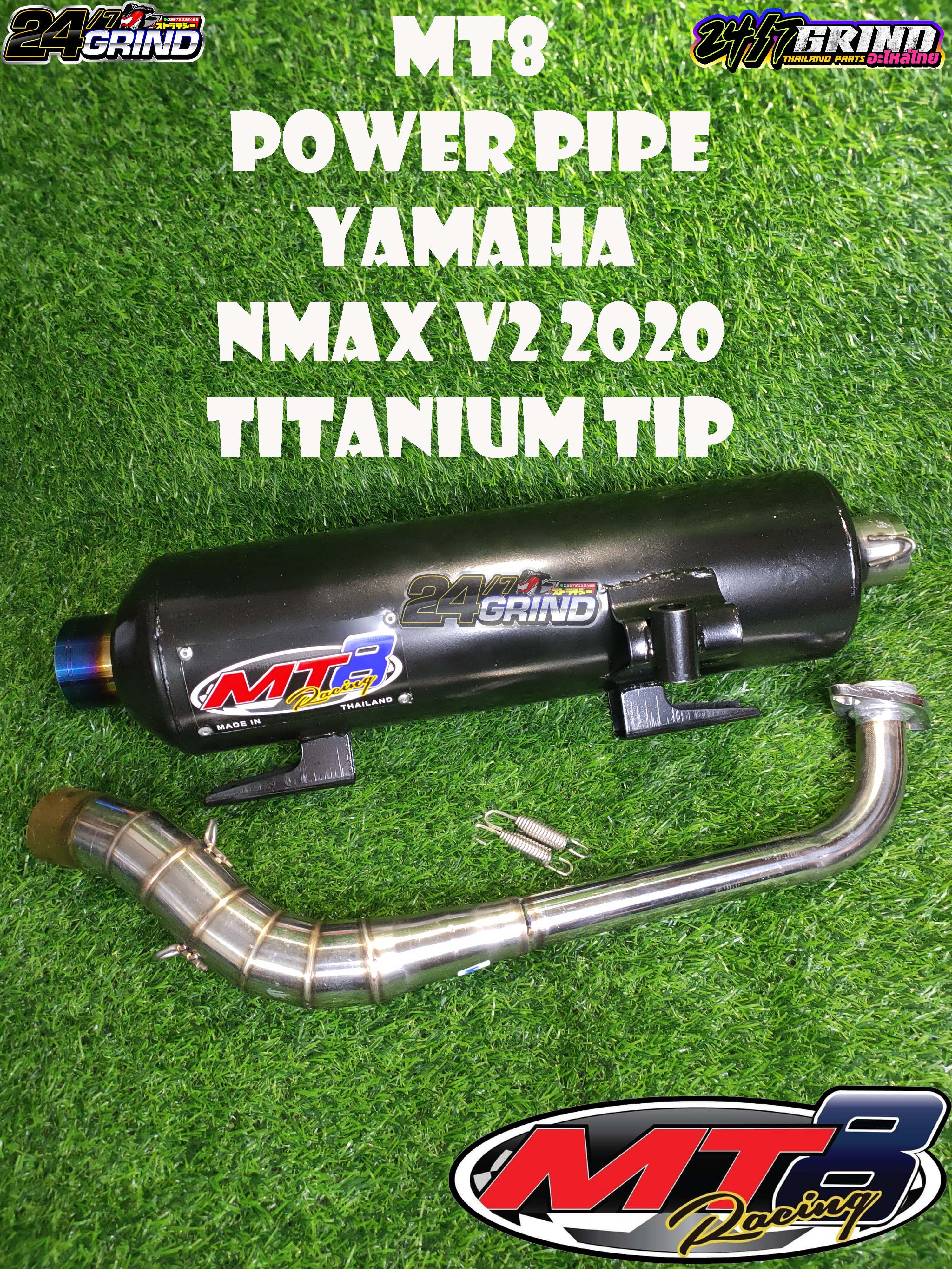 MT8 POWER PIPE YAMAHA NMAX V2 2020 TITANIUM TIP THAILAND MADE | Lazada PH