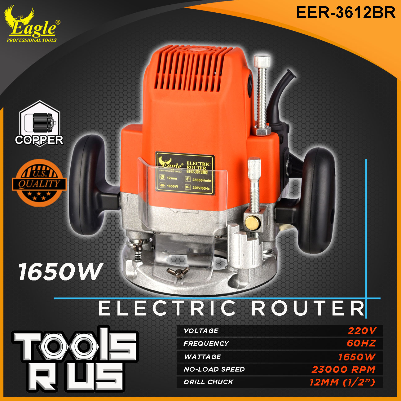 Eagle Electric Router 1650W EER-3612BR | Lazada PH