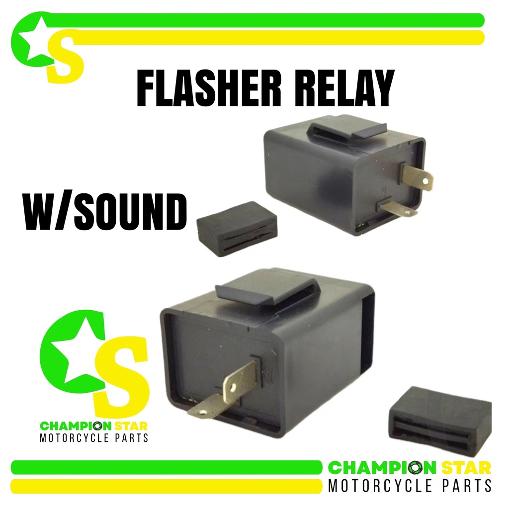 MOTORCYCLE PARTS FLASHER RELAY W/SOUND,NO/SOUND | Lazada PH