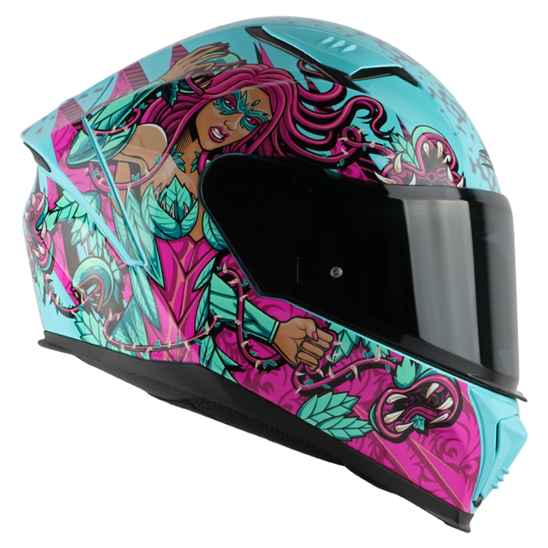 SPY Full-Face Helmet with Dual Visor Strike GD VIXEN Neo Series N1 ...