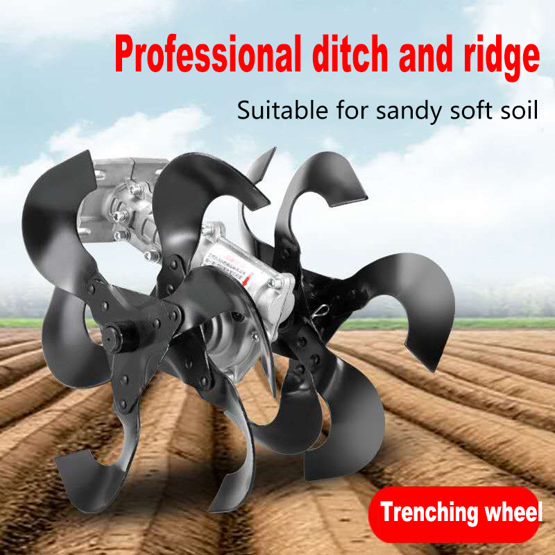 Lawn mower weeding wheel brush cutter hoe weeder cultivator tiller ...